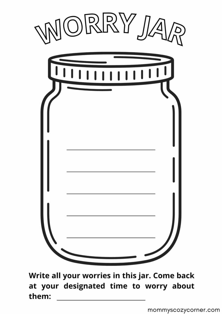 10 Worry Jar Printables
