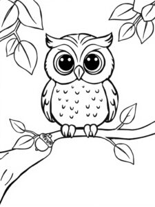 20 Adorable Owl Coloring Pages For Adults And Kids