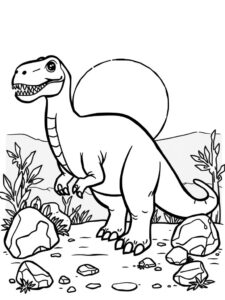 19 Adorable Dinosaur Coloring Pages for Kids to Enjoy