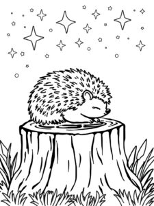 30 Adorable Hedgehog Coloring Pages for Creative Fun