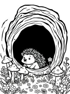 30 Adorable Hedgehog Coloring Pages for Creative Fun