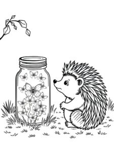 30 Adorable Hedgehog Coloring Pages for Creative Fun