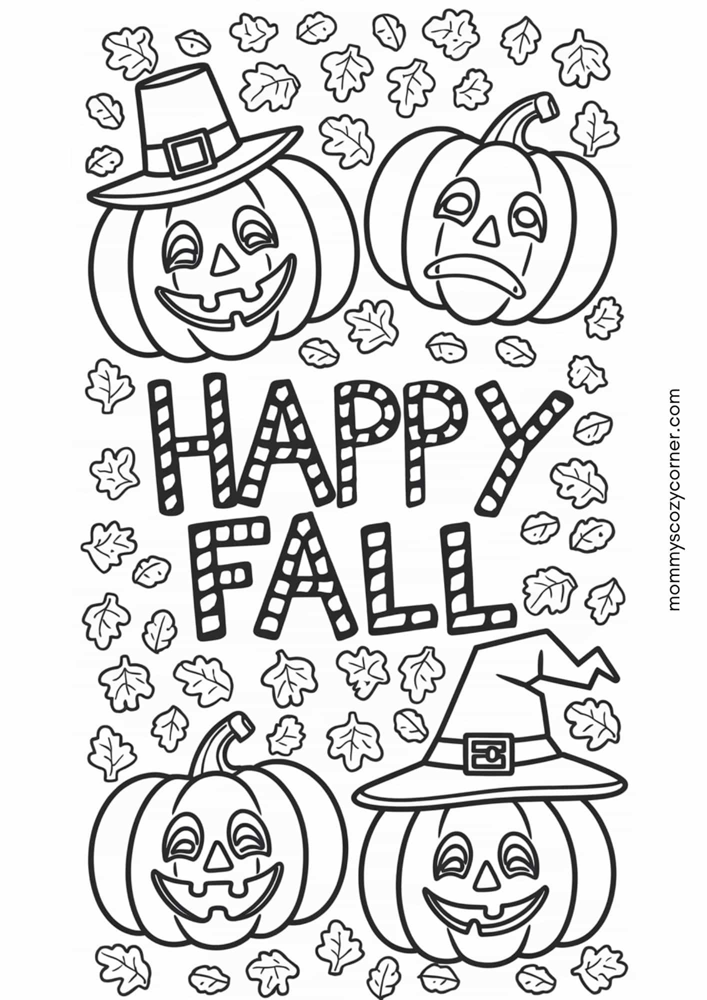 13 Fun Pumpkin Coloring Pages For Fall
