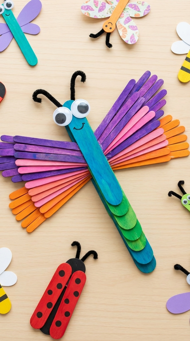 17 Spring Popsicle Stick Crafts for Kids